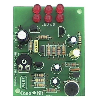 6-LED Super Sensitive Sound to Light Converter