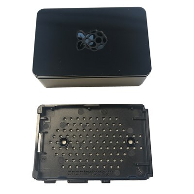 Raspberry Pi Case - Premium Black (High-Gloss)